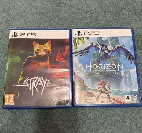 Игры PS5 horizon, stray