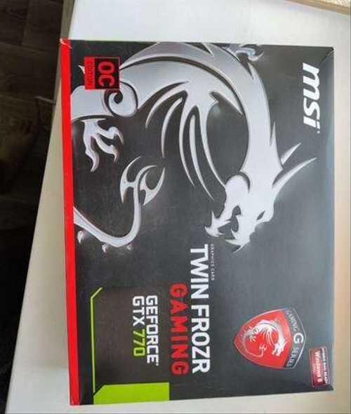 Видеокарта MSI geforce gtx 770 2gb