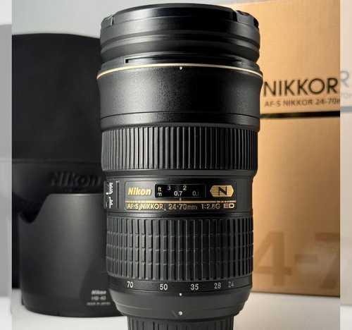 Nikon AF-S nikkor 24-70mm f/2.8G ED (s/n 8343)