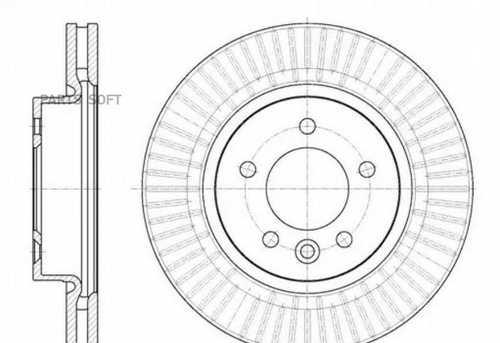 Remsa 699410 6994.10 диск тормозной передний\ Rang