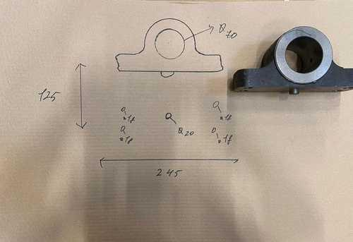 Крепление управляемого моста cpcd 50, шт