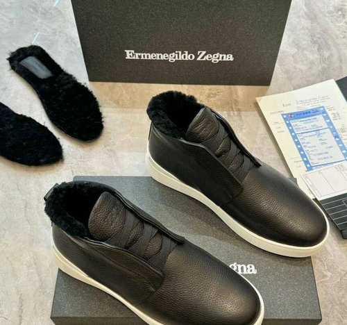 Зимние мужские слипоны "Ermenegildo Zegna"