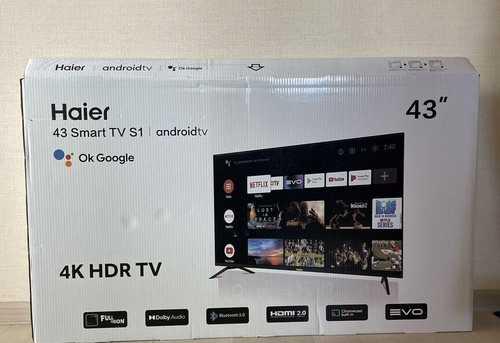 Телевизор Haier 43 SMART TV S1 43" 4K UHD новый