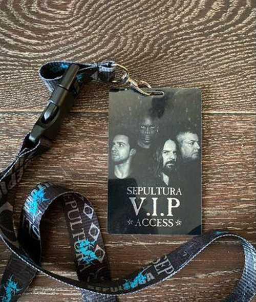 VIP бейдж Sepultura