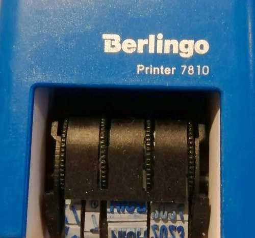 Штамп Датер Berlingo Printer 7810