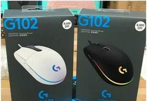 Игровая мышь Logitech G102 Lightsync White