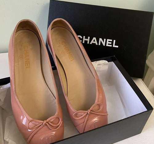 Балетки Chanel розовые, 41,5 размер