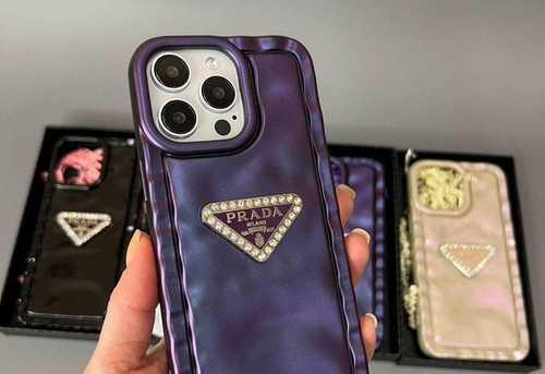 Чехол Prada на iPhone (от 11 до 15 модели)