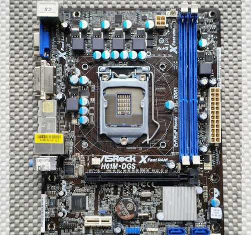 Asrock H61M-DGS сокет 1155