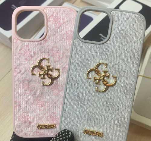 Чехол на iPhone 15 Guess (2 шт)