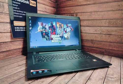 Шустрый Lenovo 17.3 AMD A6 / 8 RAM / SSD + HDD