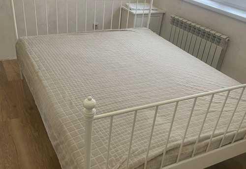 Кровать двухспальная металлическая IKEA