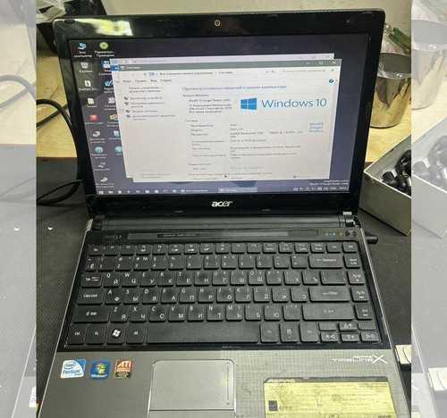 13.3" Acer Aspire 3820T, Core i3, RAM 3 ГБ, 250 ГБ, Intel GMA HD