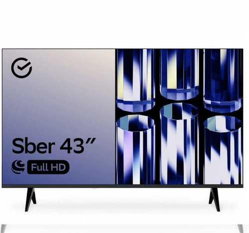 Телевизор Sber SDX-43F2120B, 43"(109 см)