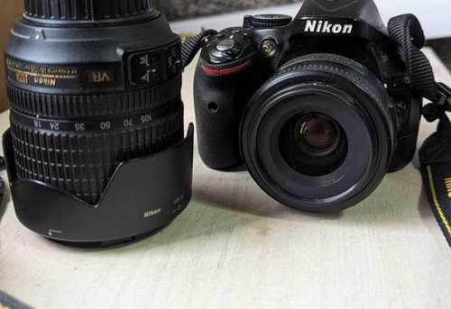 Фотоаппарат nikon d 5200 комплект