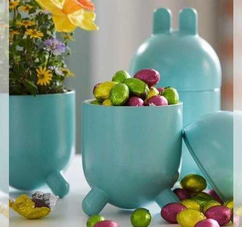 IKEA Tjarlek миска с крышкой 12*12*18 см