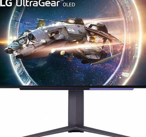 27" Монитор LG UltraGear 27GR95QE-B черный