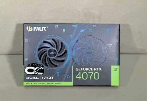 Новая Видеокарта Palit RTX 4070 Dual OC