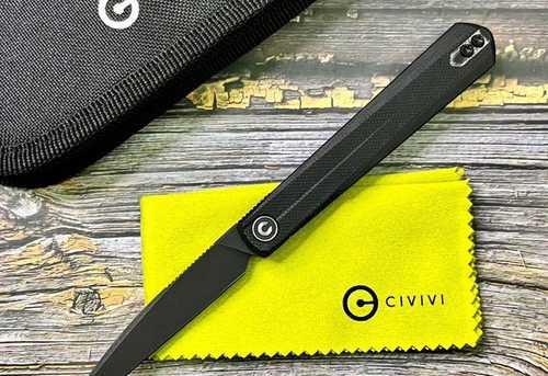 Нож складной Civivi C21019-1 Clavi, Black Stonewas