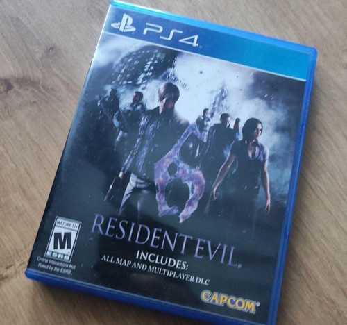 Игра Resident Evil 6 для PS4