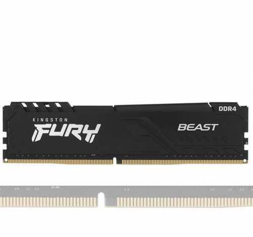 Оперативная память Kingston fury Beast Black DDR4