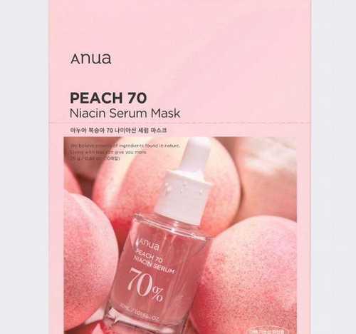 Маска для лица Anua Peach 70% Niacin Serum Mask