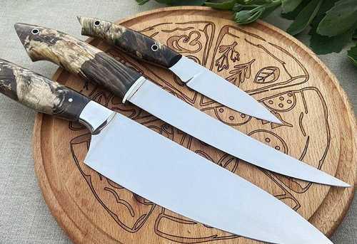 Набор из 3-х кухонных ножей, рукоять стабилизирова