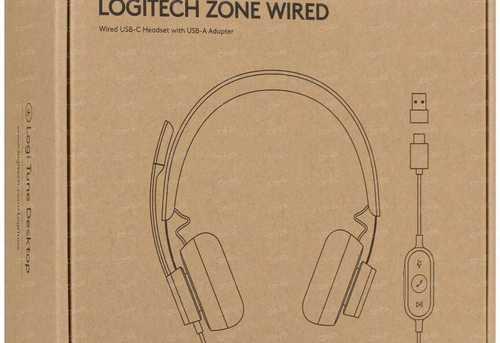 Проводная гарнитура Logitech Headset Zone Wired