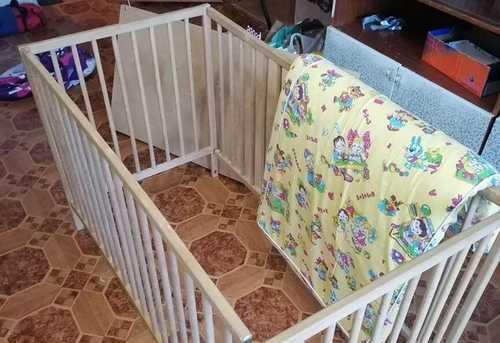 Детская кроватка для малыша бу