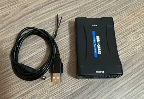 Конвертер-преобразователь hdmi to sсаrt переходник