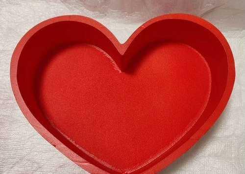 Форма Красное Сердце из пенополистирола