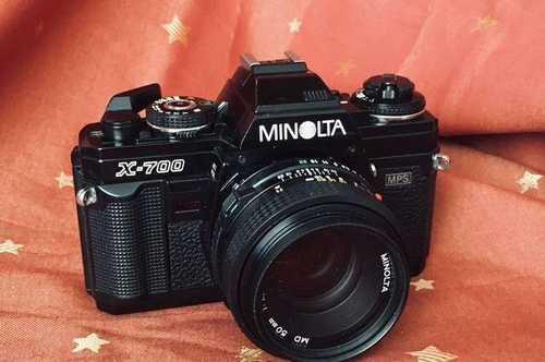 Minolta X-700 + MD 50mm 1,7