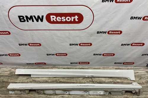 Накладки порогов Mtech BMW F10 F11 цвет 300