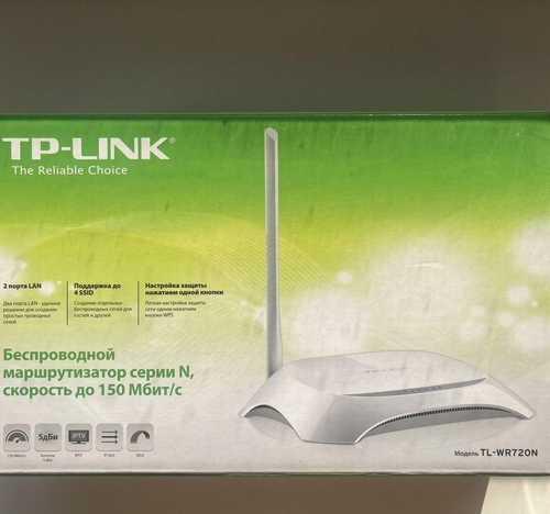 Wifi роутер TP-Link TL-WR720N