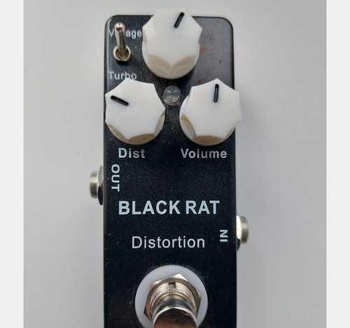 Гитарная педаль дисторшн Mosky Black RAT Distort