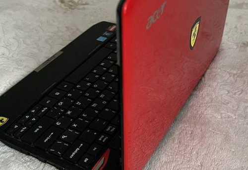 Ноутбук 11.6" Acer Ferrari One 200, 500 ГБ, Athlon X2 M780G, RAM 4 ГБ, ATI Mobility Radeon HD 3200