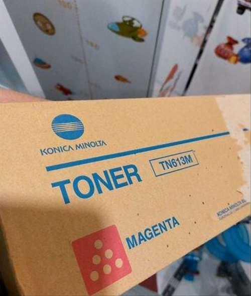 Konica Minolta TN-613 Toner Magenta (A0TM350) ориг