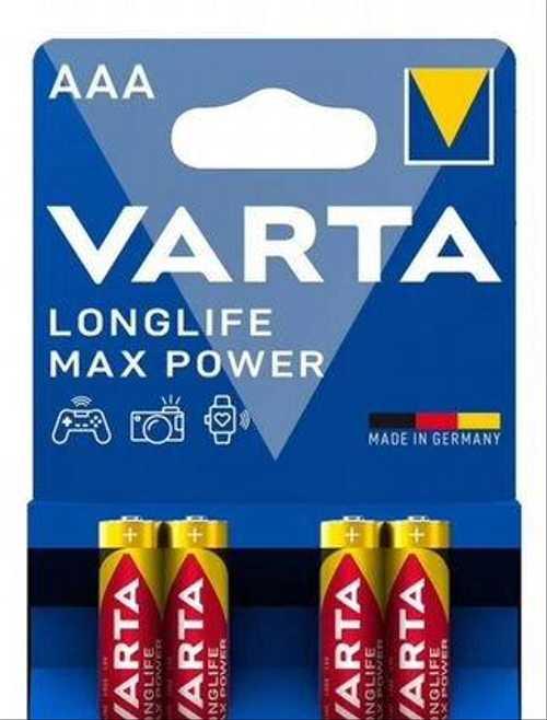 Элемент питания ааа LR03 Varta Longlife (алкалинов