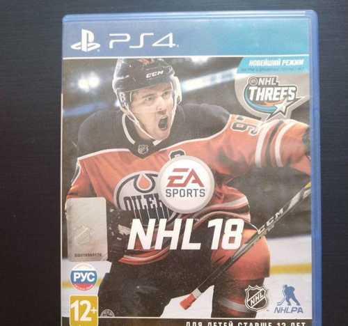 Диски на ps4 NHL 18