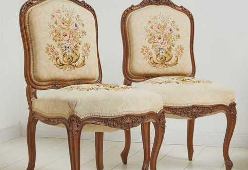 Пара стульев в стиле Людовика XV. Винтаж. Франция