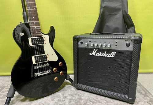 Электрогитара Cort с комбиком Marshall