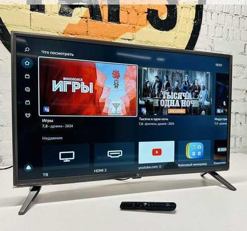 Большой свежий Hi 82см SMART TV WI-FI