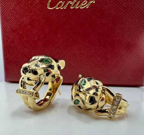 Серьги cartier