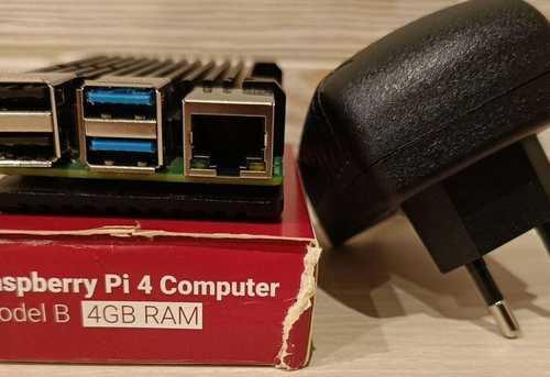 Одноплатный компьютер Raspberry pi 4 4GB