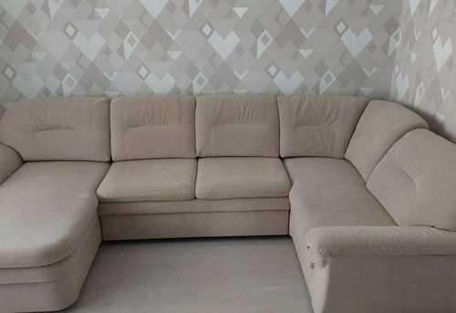 Угловой диван с оттоманкой Чиара2 (Формула дивана)