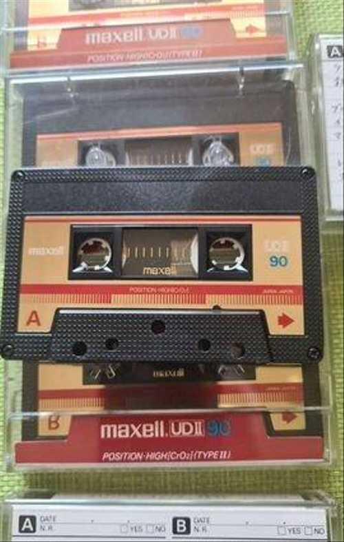 Аудиокассеты maxell udii 90 typeII
