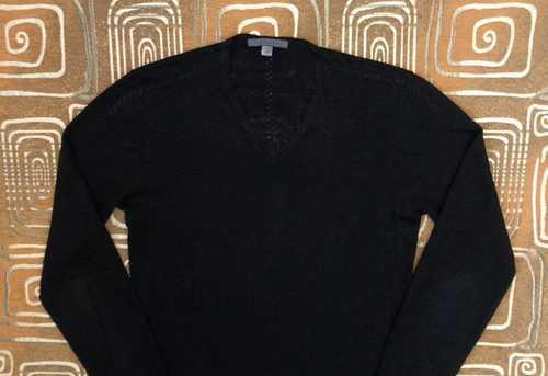 Свитер V-neck из льна и шёлка John Varvatos муж