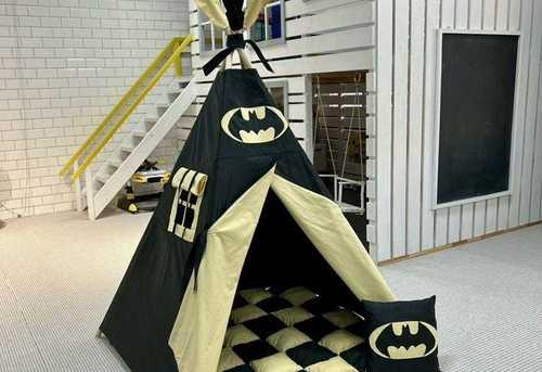Вигвам палатка детсксая "Бэтман"