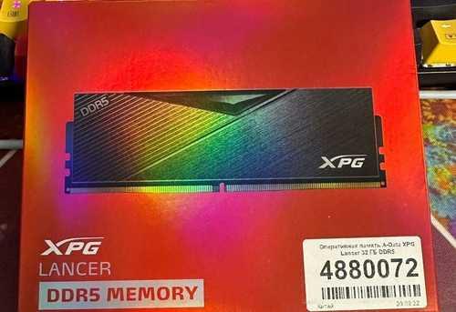 Оперативная память DDR5 adata XPG Lancer 32 гб