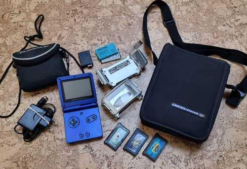 Nintendo Game Boy Advance SP (AGS 001) + комплект